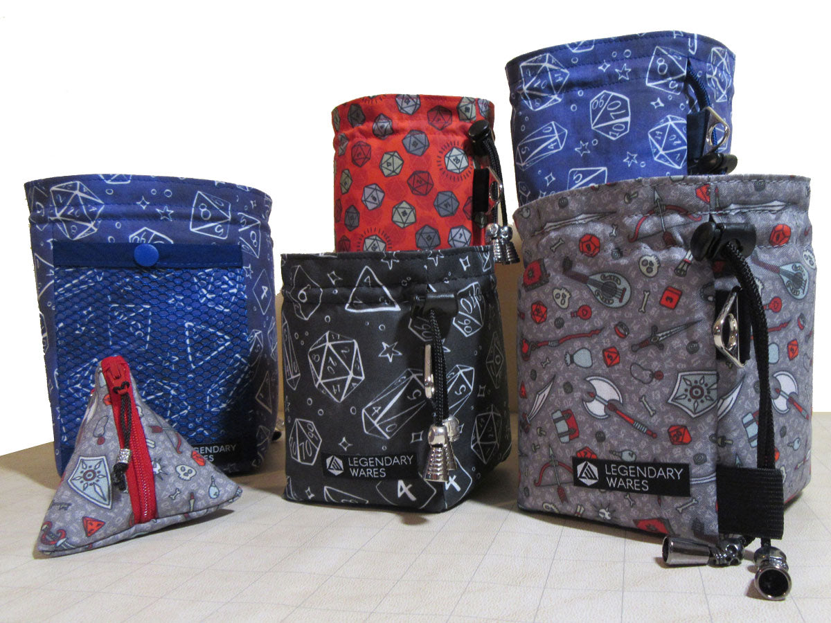 RPG Dice-Themed Dice Bags for Your RPG and DnD Adventures – Legendary Wares